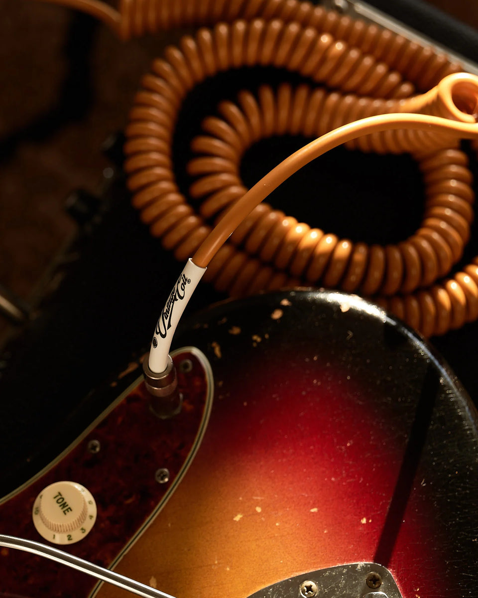 Voltage Cable - Vintage Coil Cable - Caramel – Know Your Vintage Guitars
